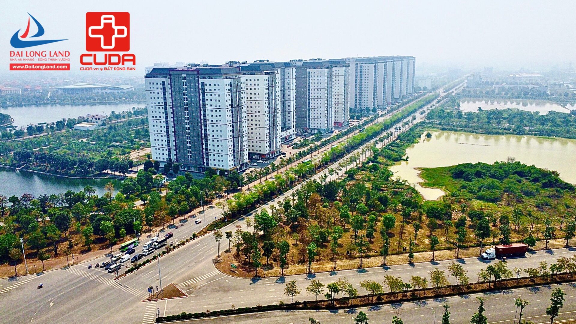 Đường trục phía nam khu đô thị Thanh Hà Cienco 5 Mường Thanh