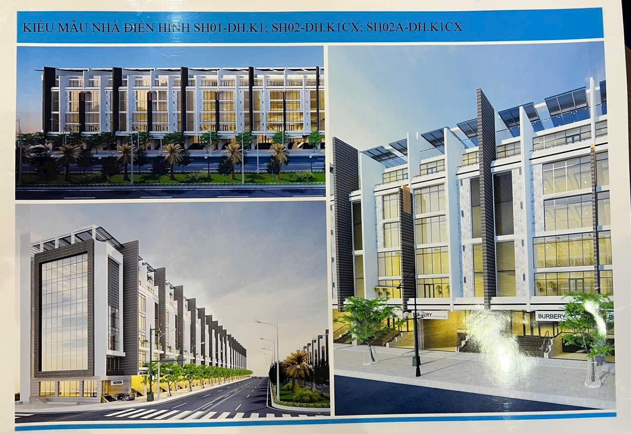 Phối cảnh nhà ở thấp tầng B1.1 Khu đô thị Thanh Hà Cienco 5 Mường Thanh